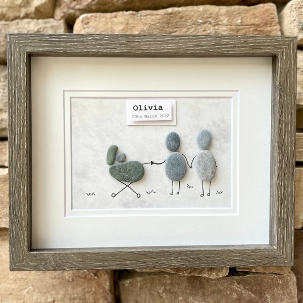 Newborn Pebble Art - Etsy