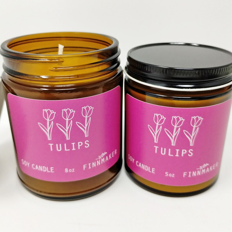 Tulip Scented Candle - Etsy