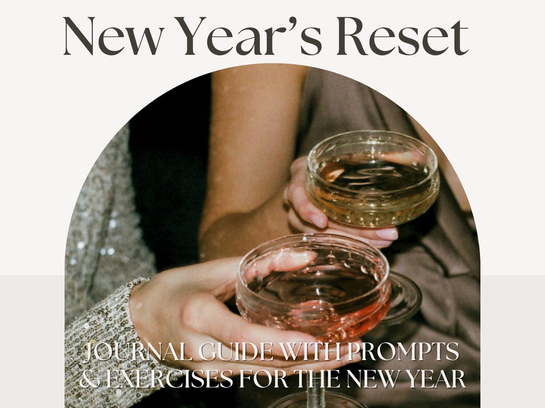 New Year's Reset Journal Journal Guide for 2024 With Prompts & Exercises to Help You Manifest ...