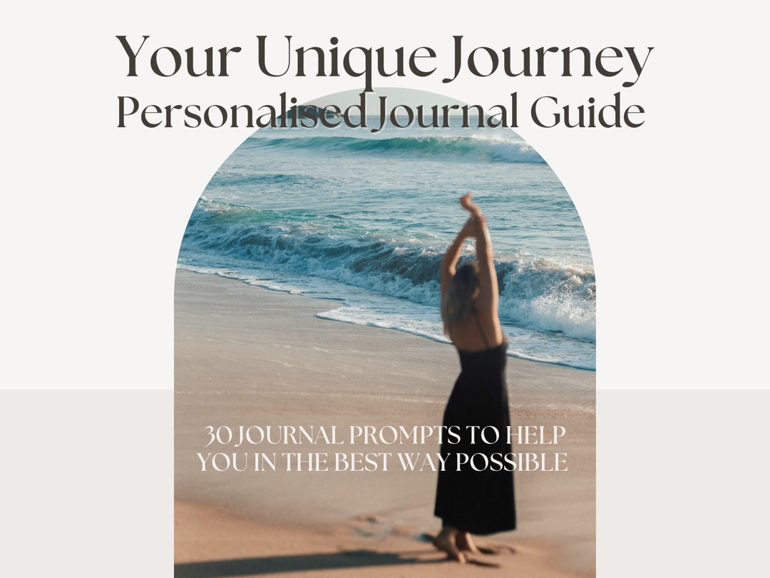 Your Unique Journey Personalised Journal Guide With 30 - Etsy