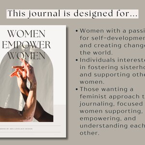 Women Empower Women | Feminist Workbook With 30 Journal Prompts to ...