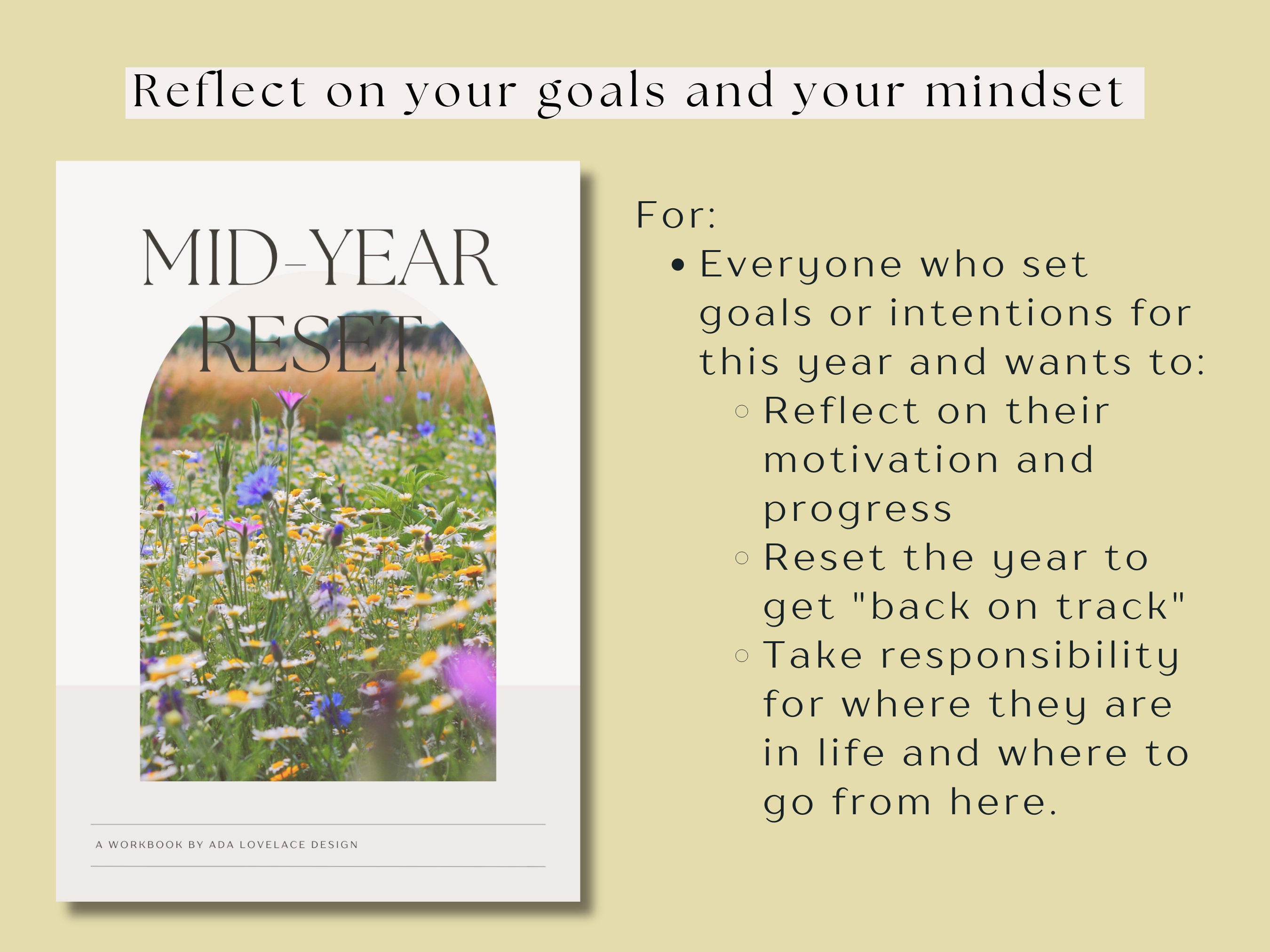 Magical Mid-year Reset Workbook | Midsummer Reflections With 18 Journal ...