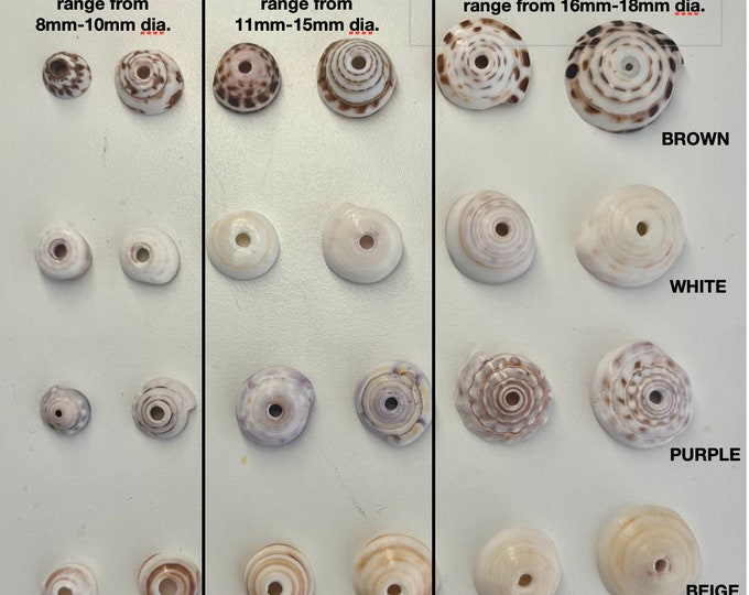 Hawaiian Puka Shells Vintage Natural Authentic - Etsy