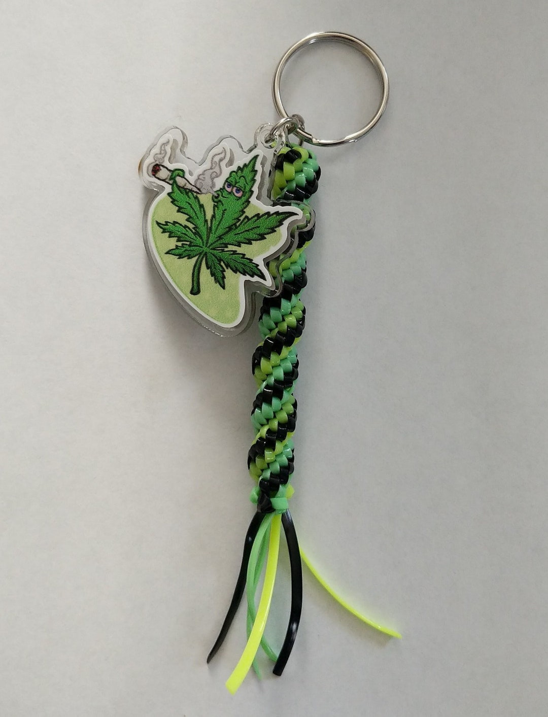 Boondoggle, Keychain, Weed, Pot Leaf, Smoker, 420 Gift, Cannabis, Key ...
