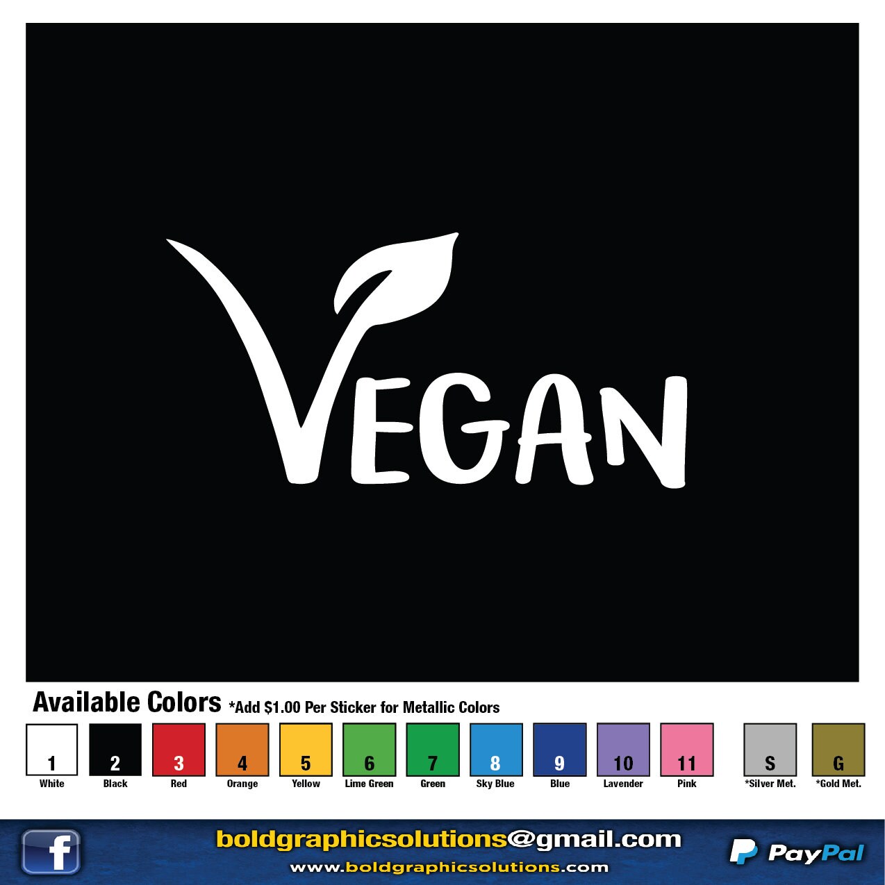 Vegan Plant Die Cut One Color Decal Window Bumper Sticker Car - Etsy