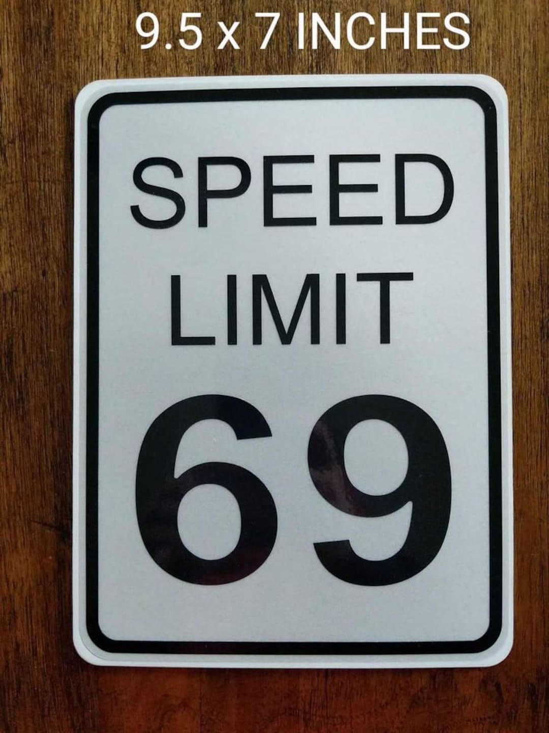 9.5" Speed Limit 69 Sign Indoor Home Bedroom Decor Couples Wedding ...