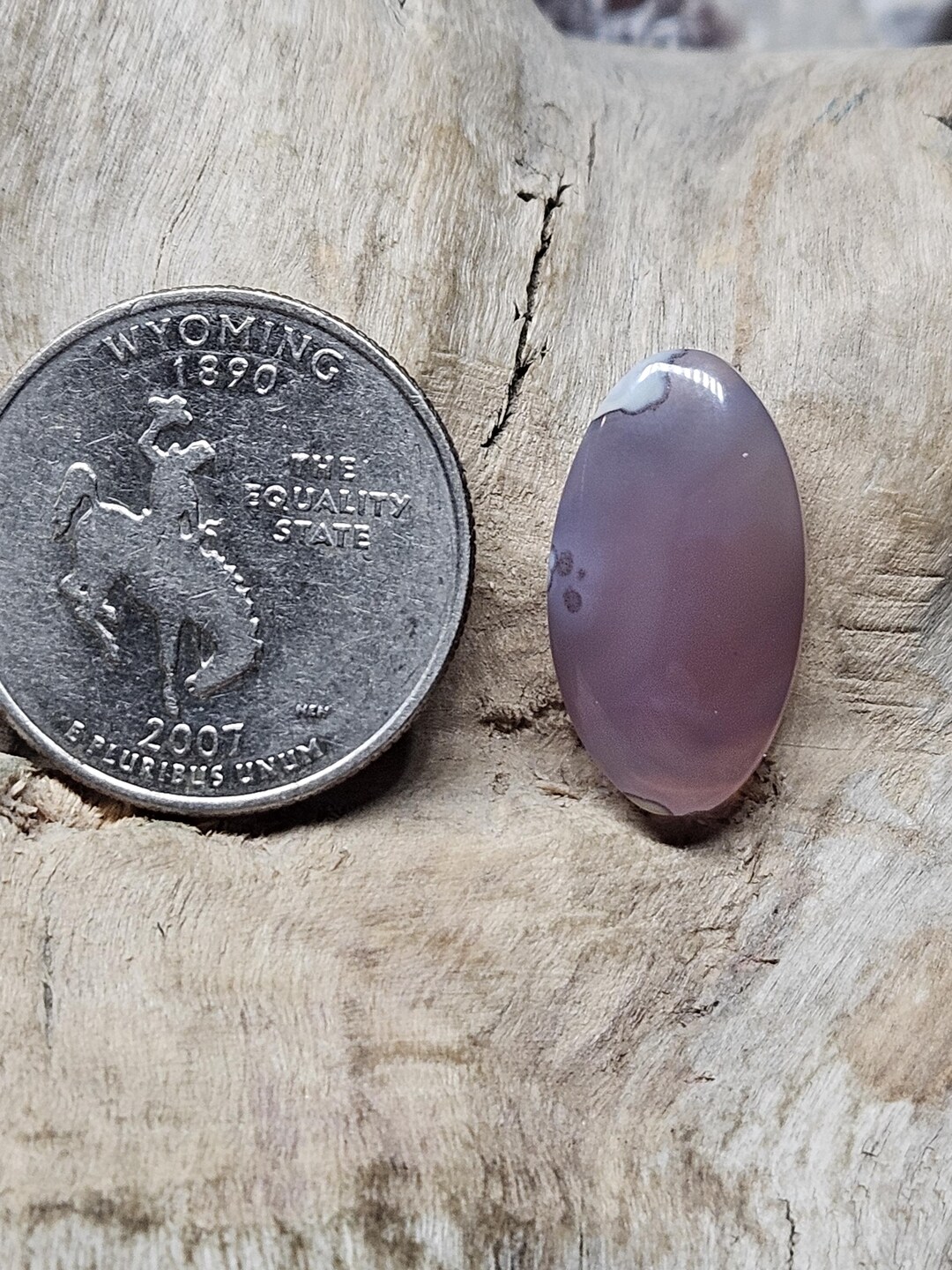Yellowstonegem-et Natural Cody WY Yellowstone Agate Cabochon 13 Carats ...