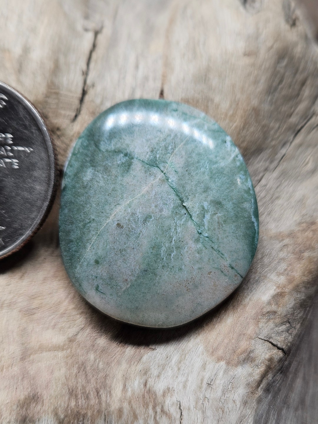 Yellowstonegem ET Natural Yellowstone Variscite Cabochon 40 Carats No ...