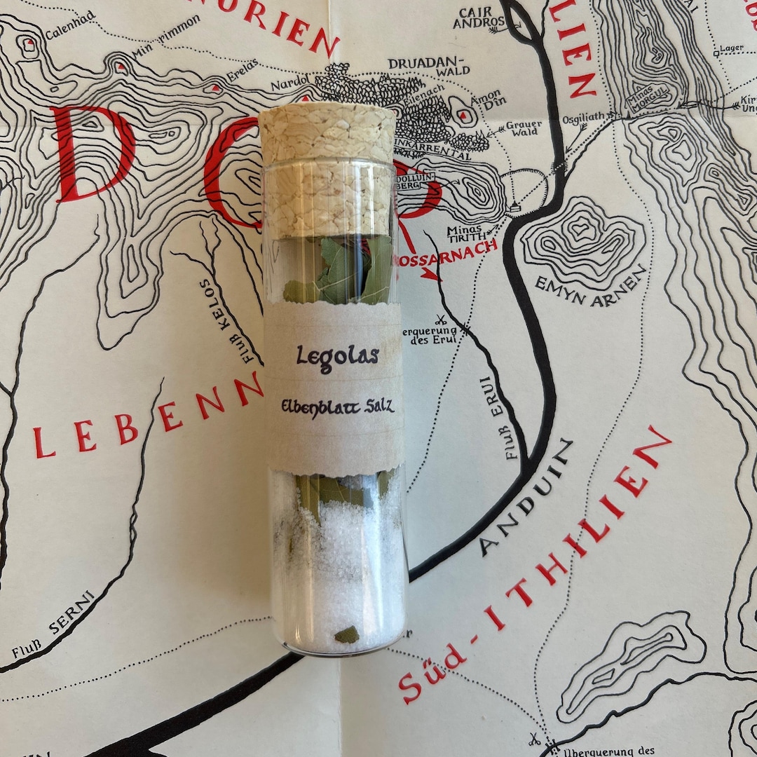 Legolas Elven Leaf Salt for Lord of the Rings and Tolkien Fans, Salt ...