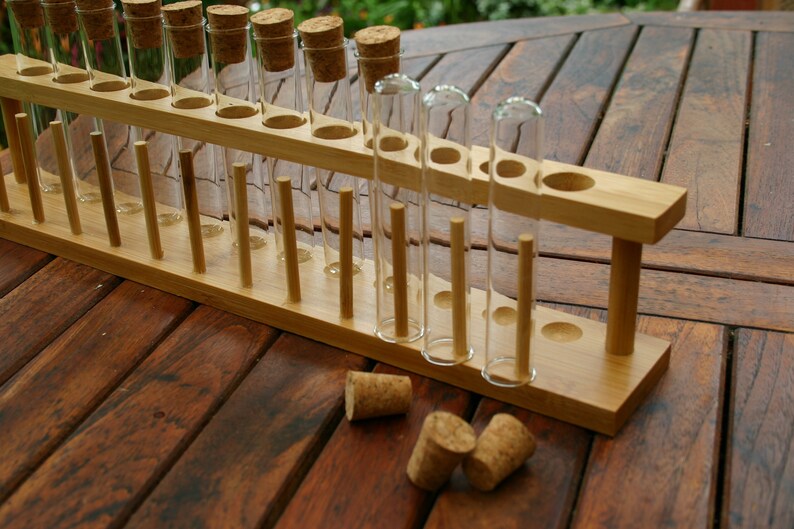 Table Spices, Spice Laboratory With 12 Test Tubes. Gift for Chef. Spice ...