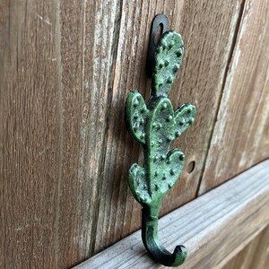 Cactus Wall Hook; Cast Iron Cactus; Rustic Cactus; Cactus Wall Decor ...