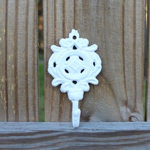 Cast Iron Wall Hook; Decorative Wall Hook; Metal Towel Hook; Cast Iron ...