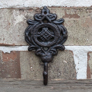 Cast Iron Wall Hook Decorative Wall Hook Metal Towel Hook - Etsy