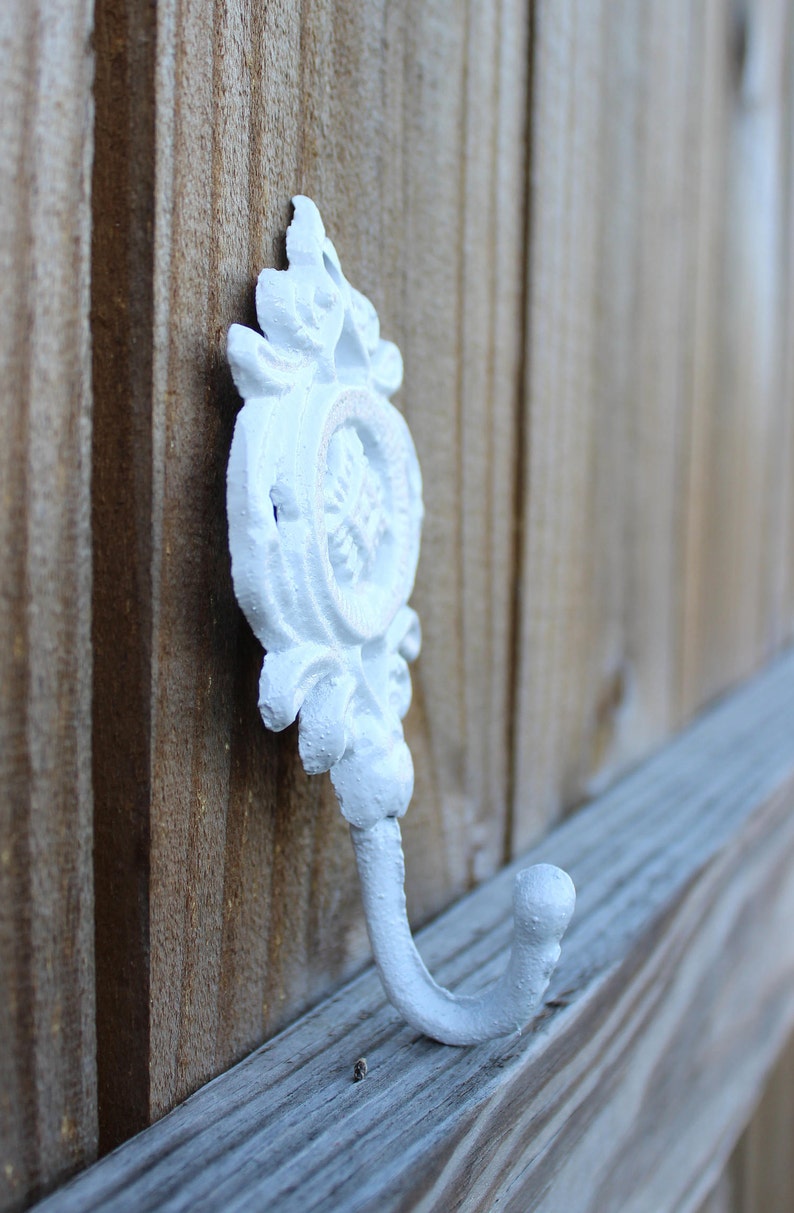 Cast iron wall hook decorative wall hook metal towel hook | Etsy