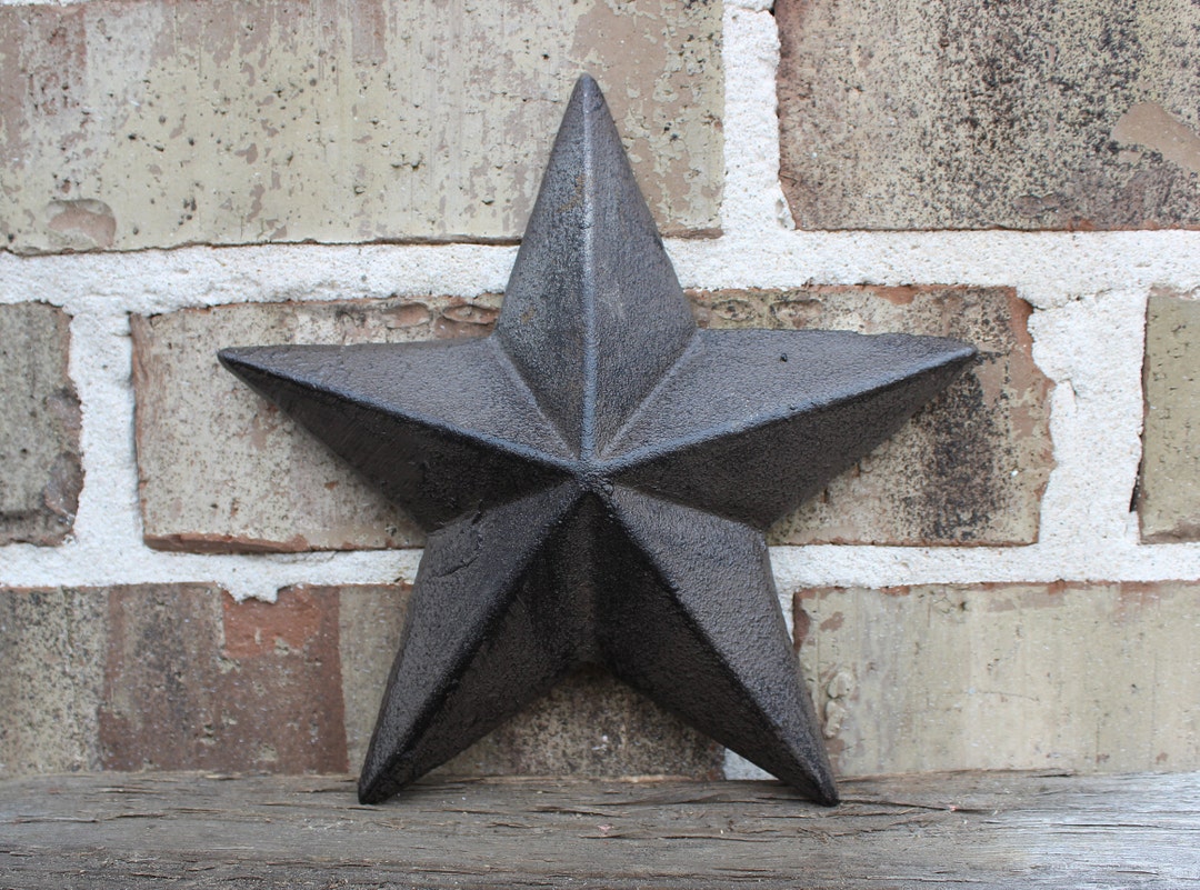 Cast Iron Star; Texas Star; Star Decor; Star Wall Hanging; Metal Star ...