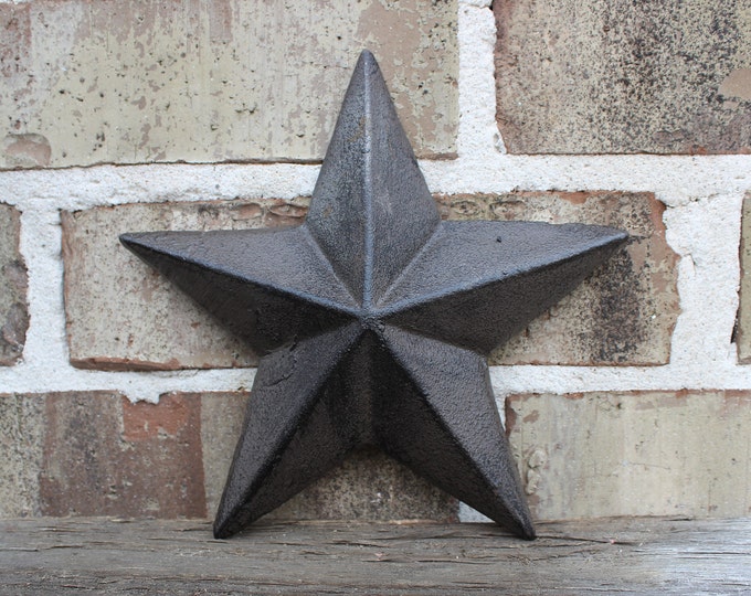 Cast Iron Star; Texas Star; Star Decor; Star Wall Hanging; Metal Star ...