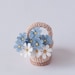 Miniature Daisies Flowers Bouquet Blue Daisies Miniature Basket Tiny ...