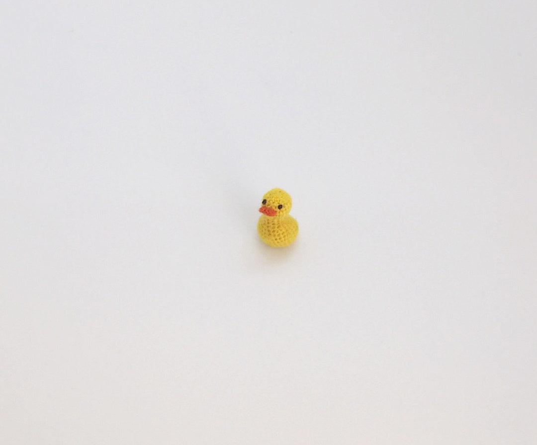 Miniature Crochet Duck Crochet Miniature Duck Charming Ducklings Micro ...