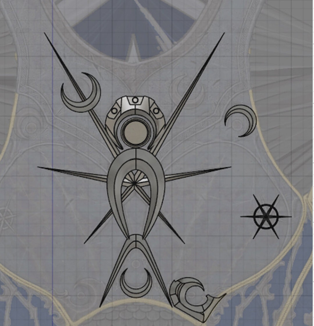 Baldur's Gate 3: Dame Aylin Nightsong STL FILES Armor Elements and ...