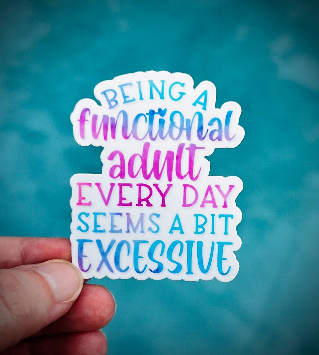 Functional Adult Sticker: Funny Laptop Decal, Water Resistant - Etsy