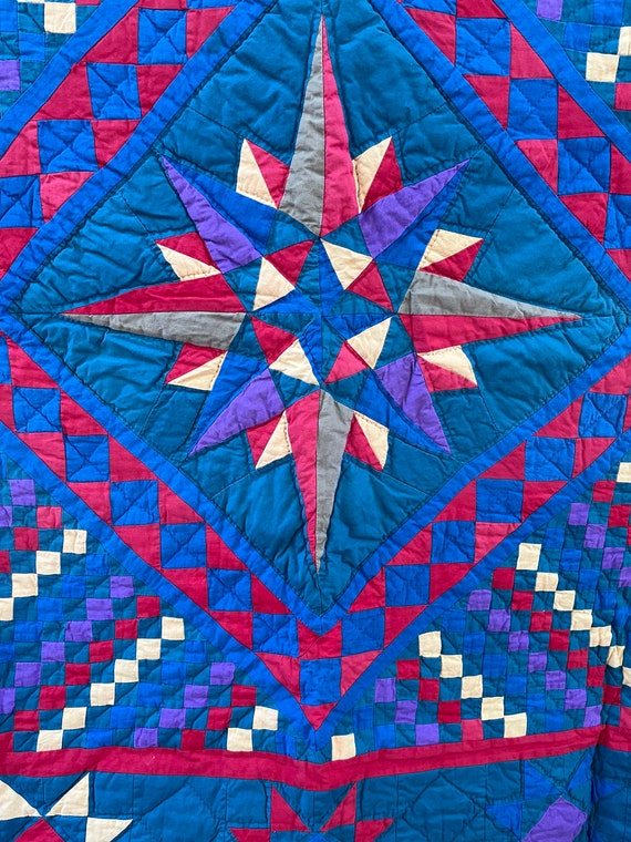 Multi-color Star Quilt - Etsy