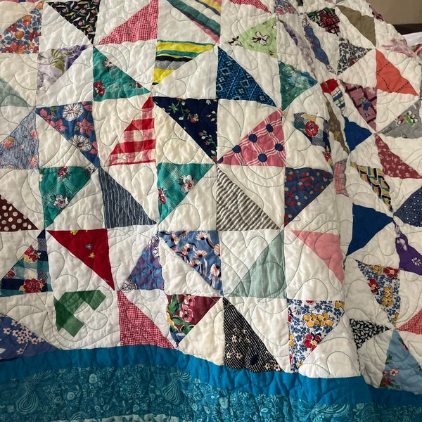 Pinwheel Quilt - Etsy