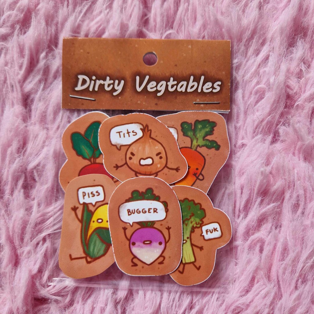 Dirty Veg - Vinyl Sticker Pack - Etsy