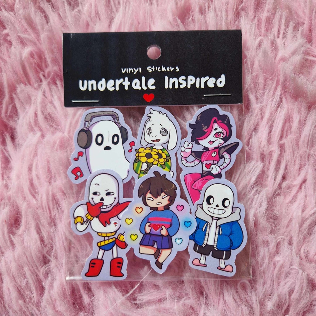 Undertale Vinyl Sticker Pack - Etsy
