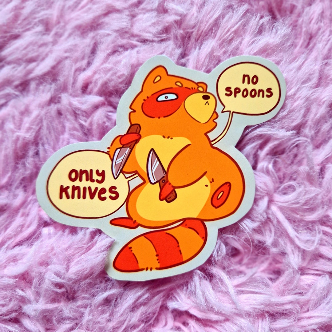 No Spoons - Vinyl Sticker - Etsy