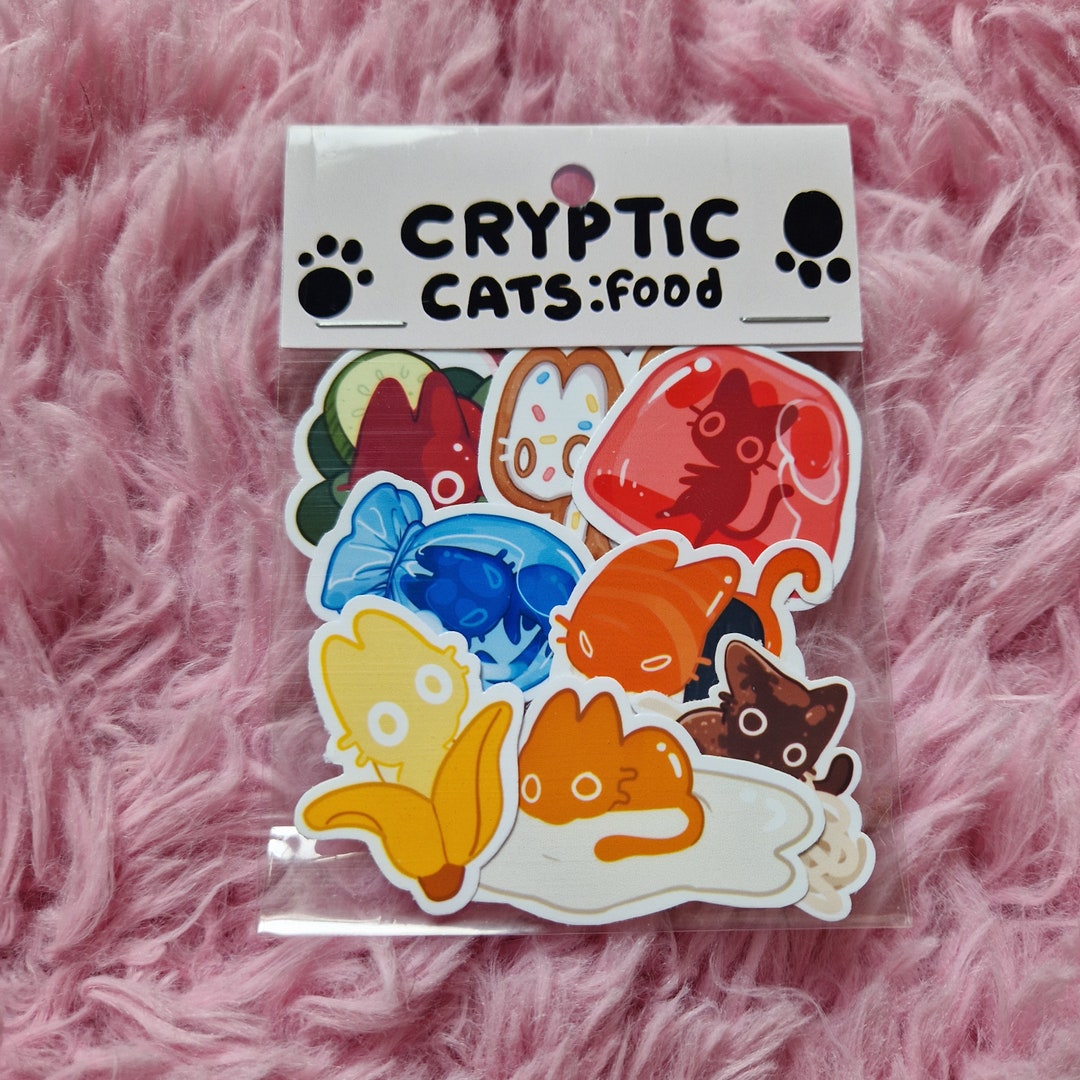 Cryptic Cats - Vinyl Sticker Pack - Etsy