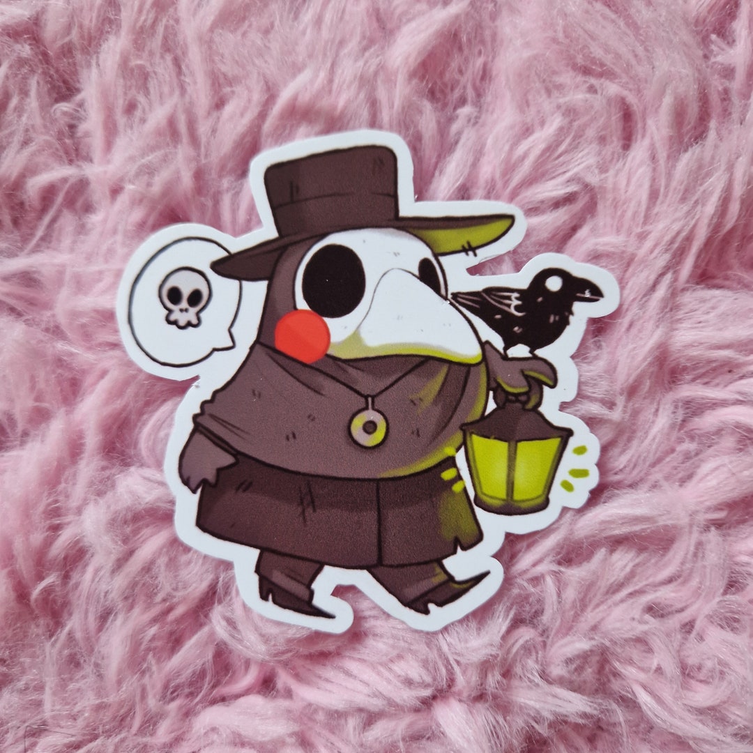 Plague Doctor Vinyl Sticker - Etsy
