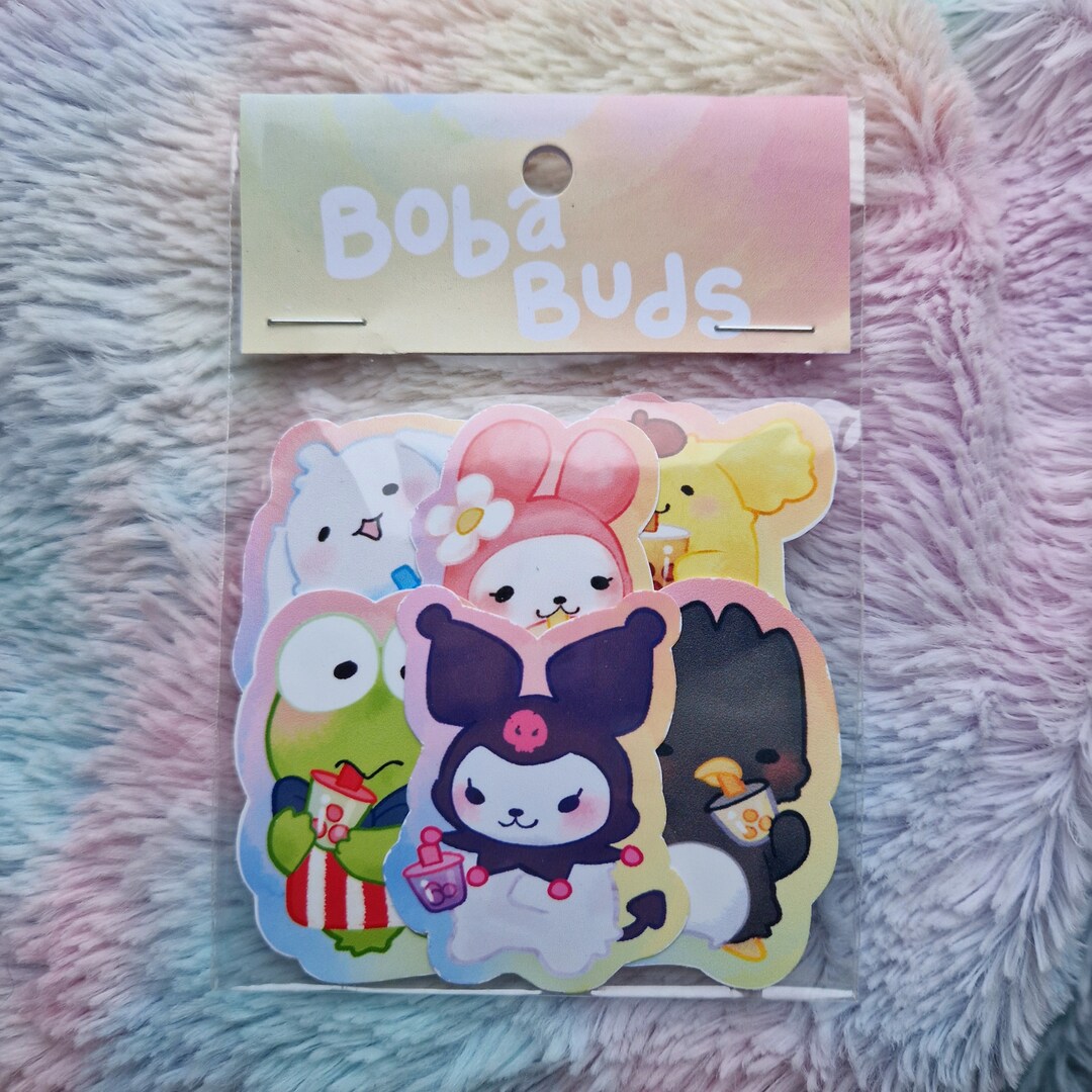 Boba Buds - Vinyl Sticker Pack - Etsy
