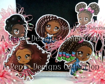 Black Girl Stickers - Etsy