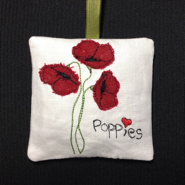 Poppies Applique - Etsy