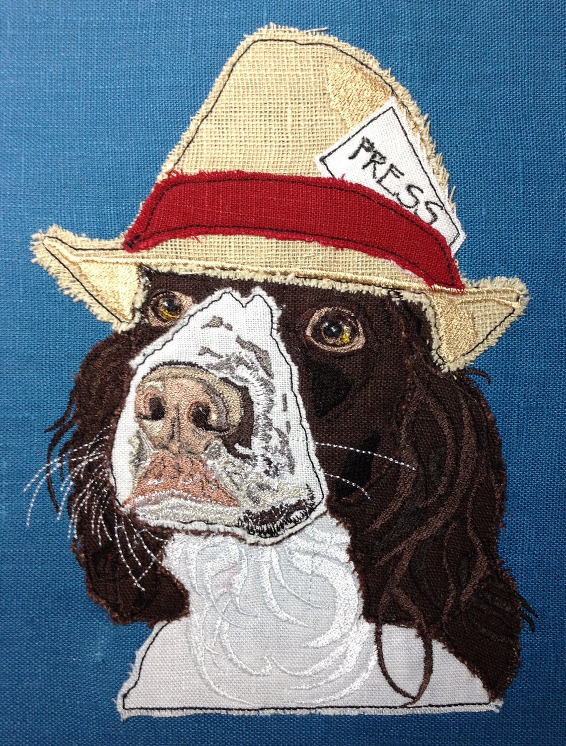 Raw Edge Applique 'the Noble Sir Hector' - Etsy