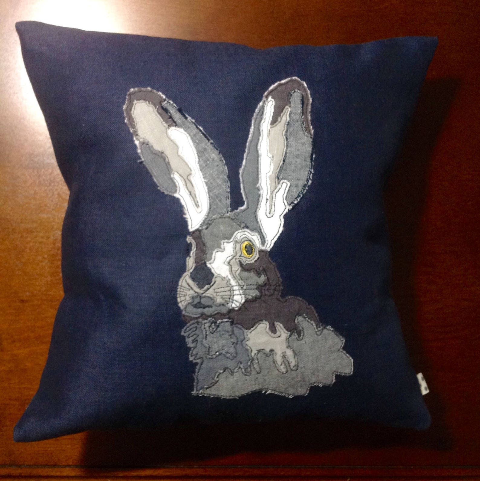 Raw Edge Applique 'hare' - Etsy