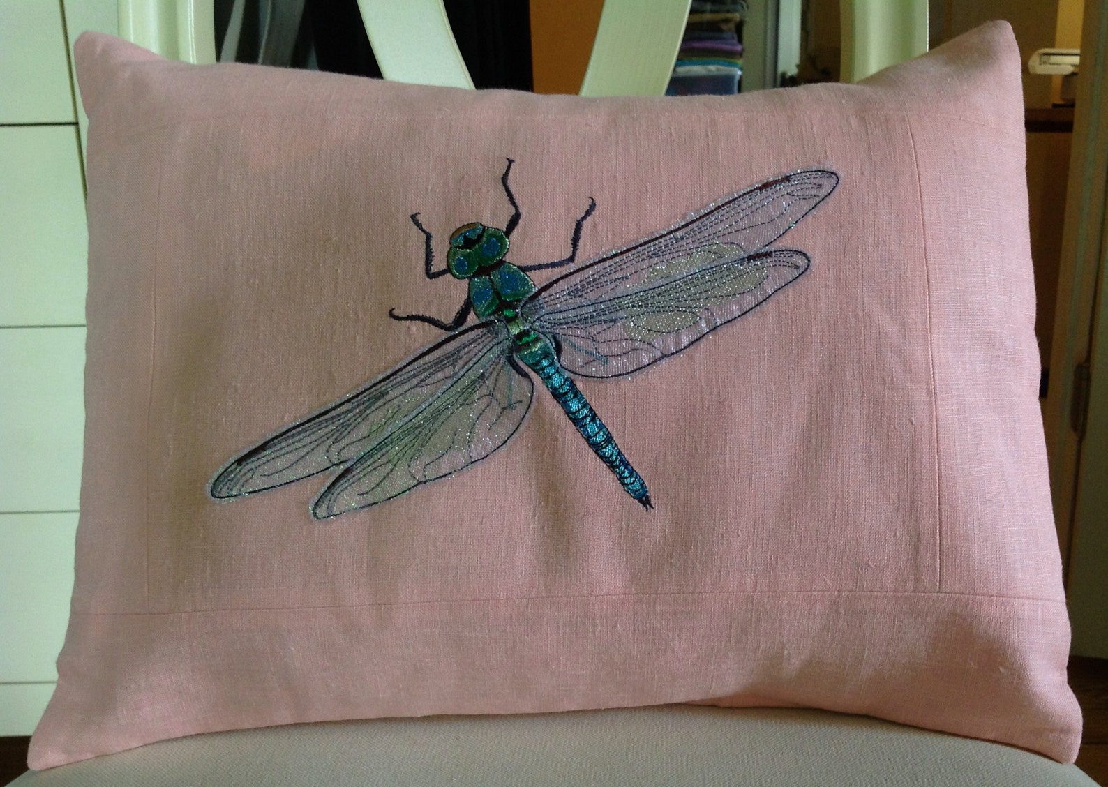 Raw Edge Applique Design 'dragonfly' - Etsy