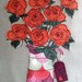 Raw Edge Applique Design 'roses Are Red' - Etsy