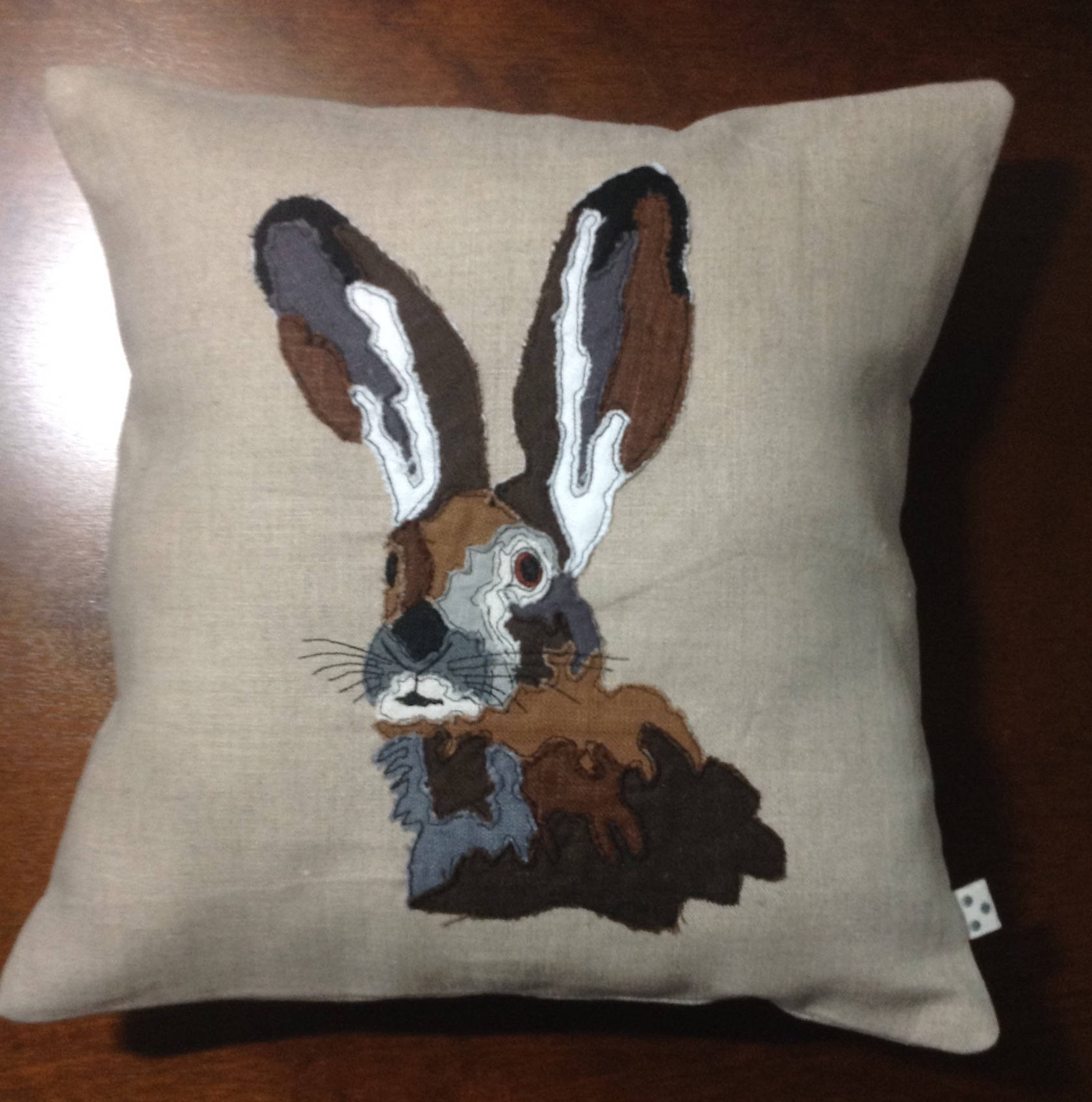 Raw Edge Applique 'hare' - Etsy