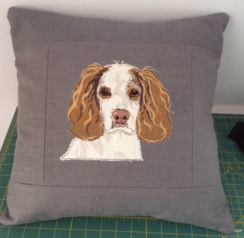 Raw Edge Applique 'becky Cocker Spaniel' - Etsy