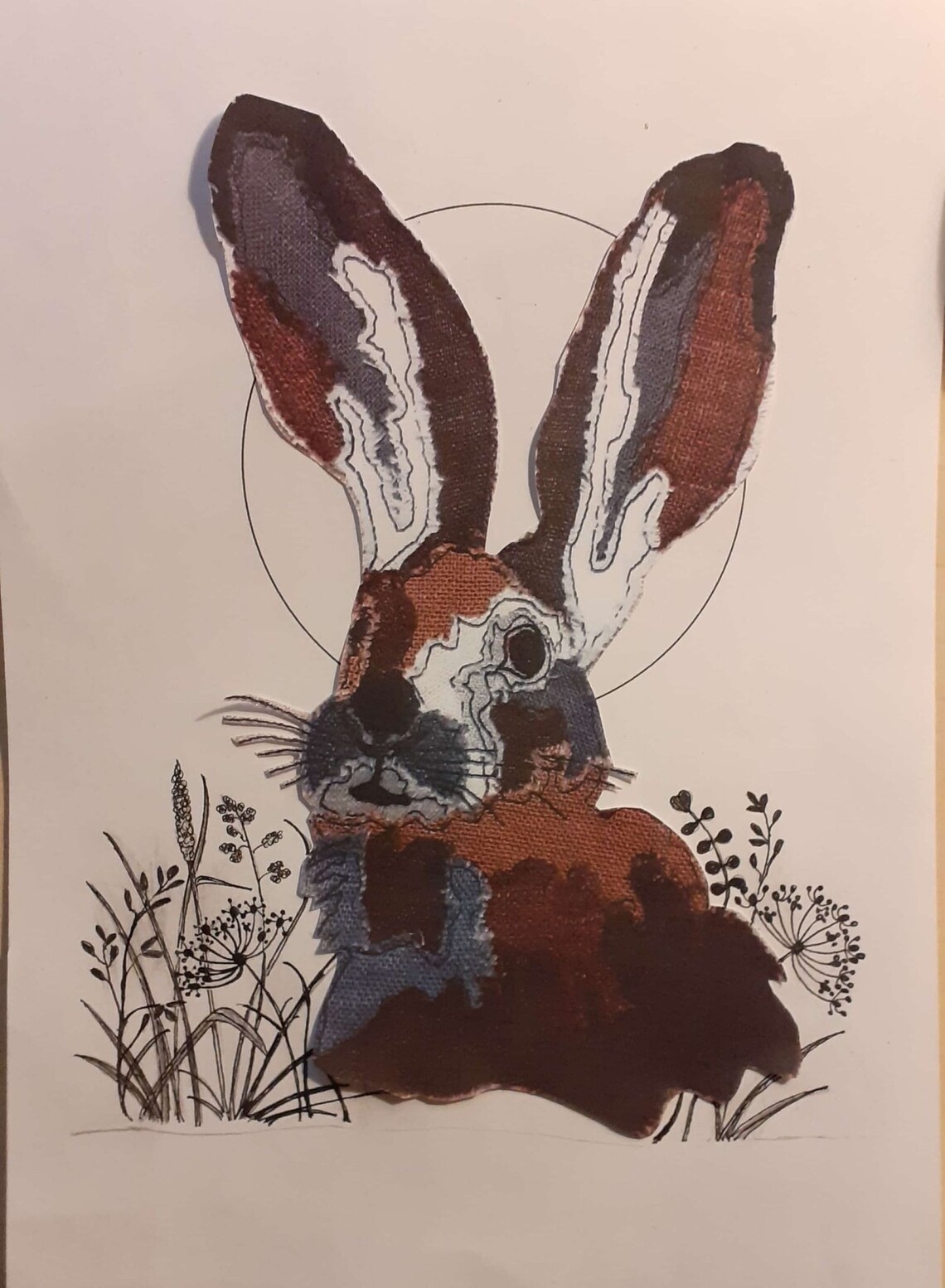 Raw Edge Applique Details to Create 'hare by Moonlight' - for Those ...