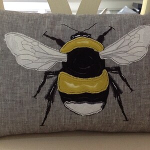 Raw Edge Applique Design 'bumble Bee' - Etsy Australia