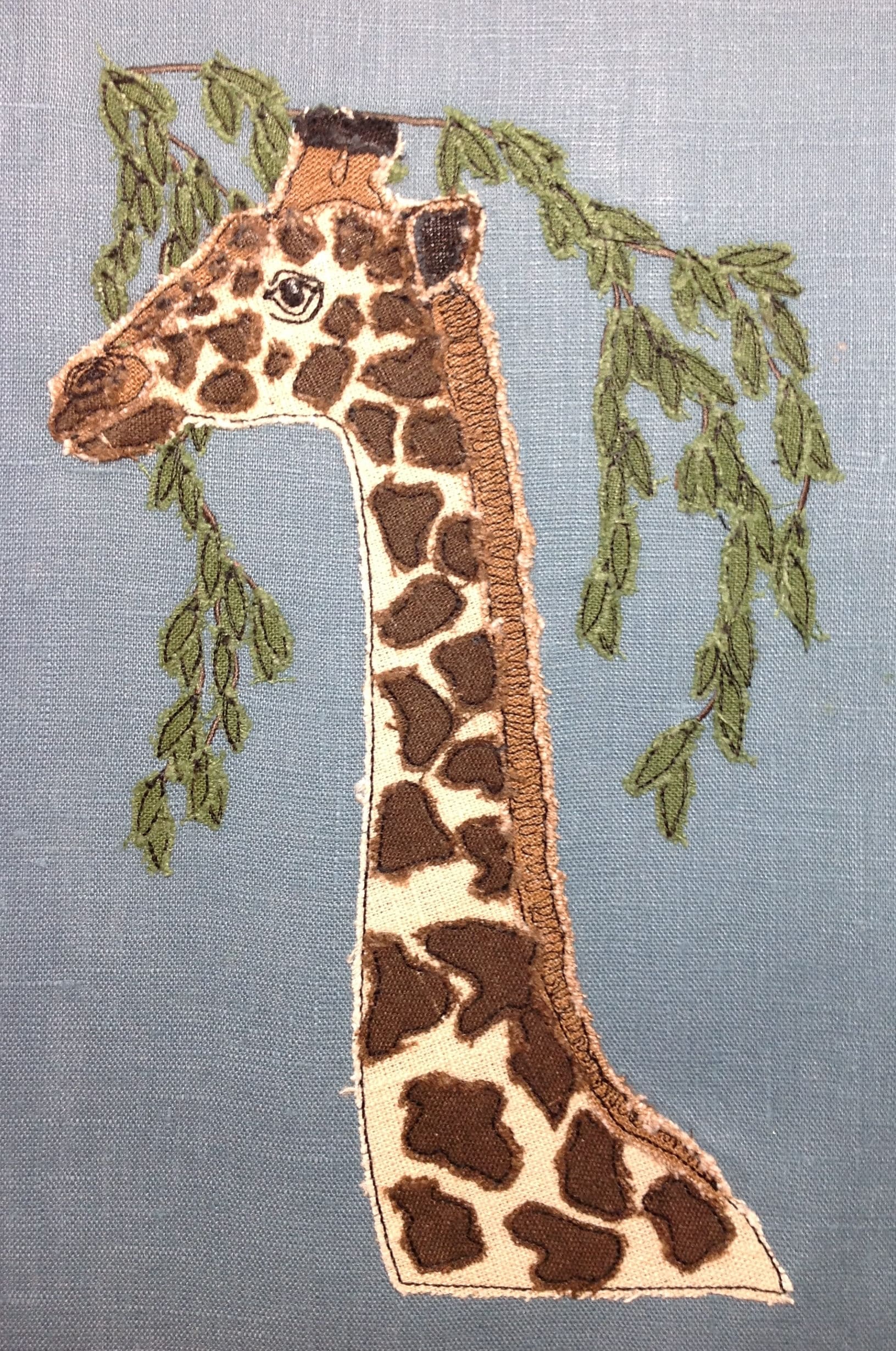 Raw Edge Applique 'GIRAFFE' Single and Multi Panel - Etsy