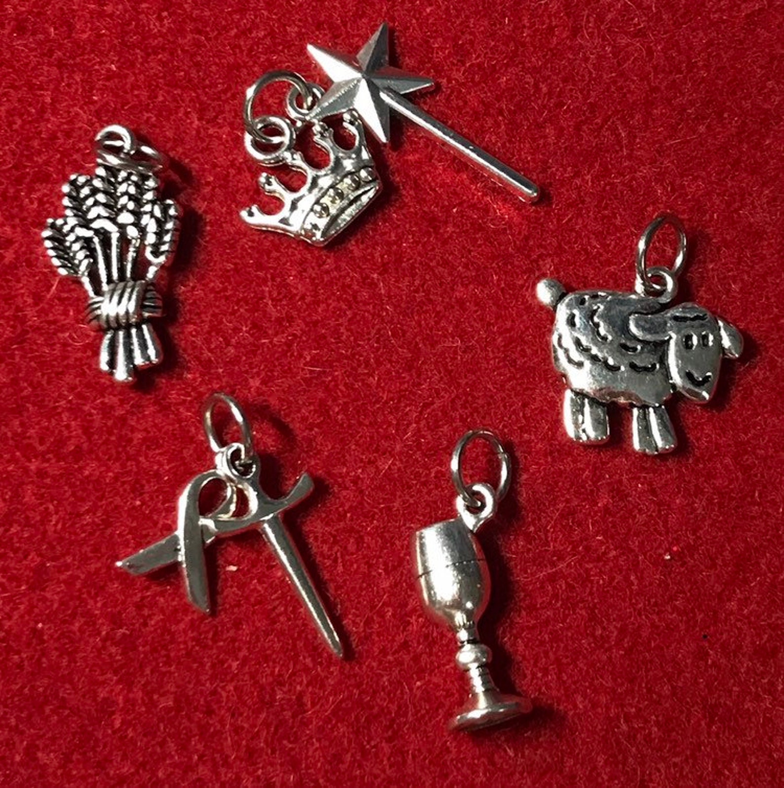 Eastern Star Charms for DIY Bracelet - Etsy