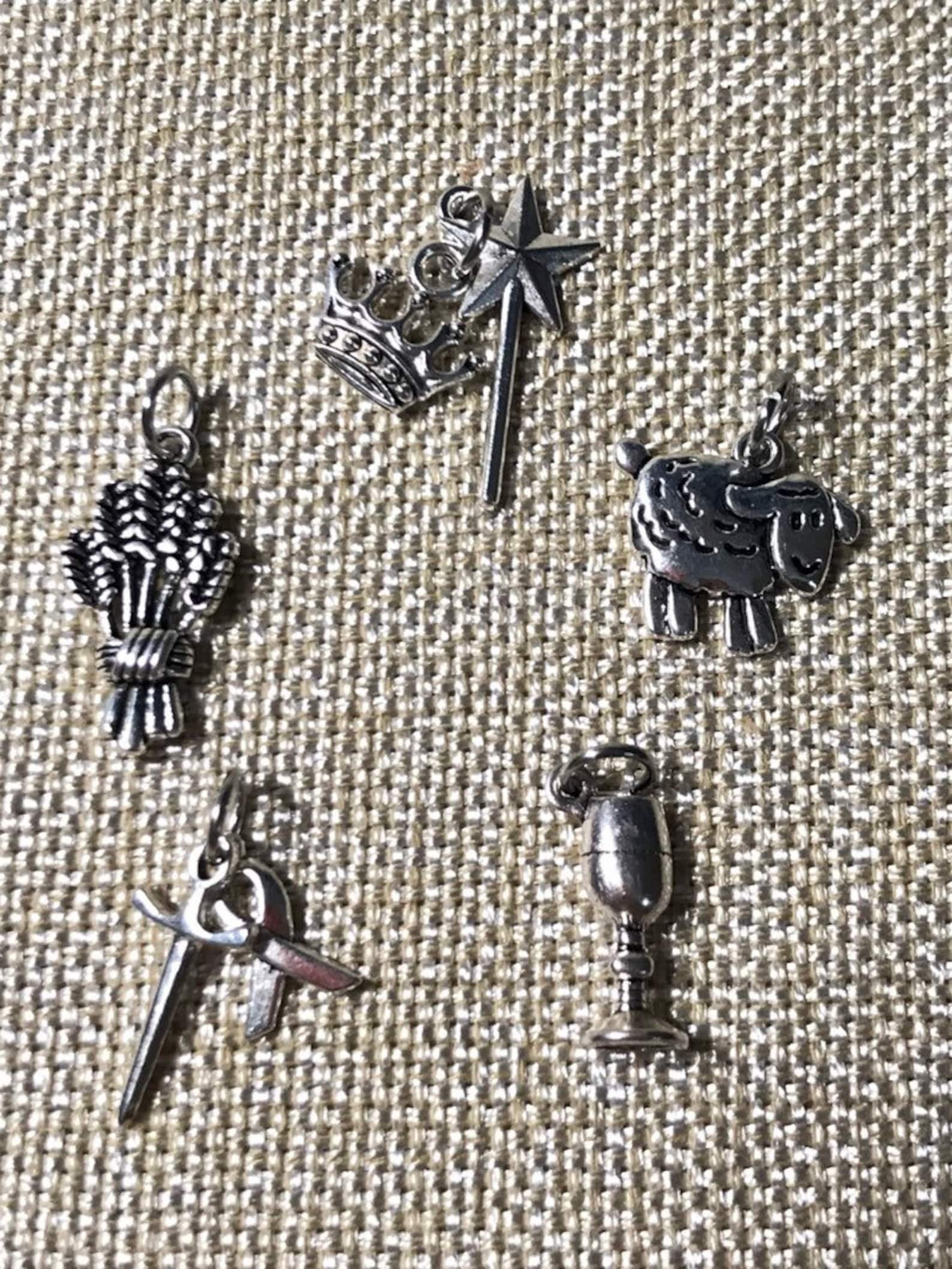Eastern Star Charms for DIY Bracelet - Etsy