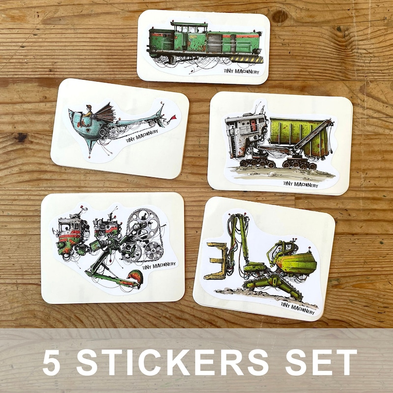 TinyMachinery - Etsy