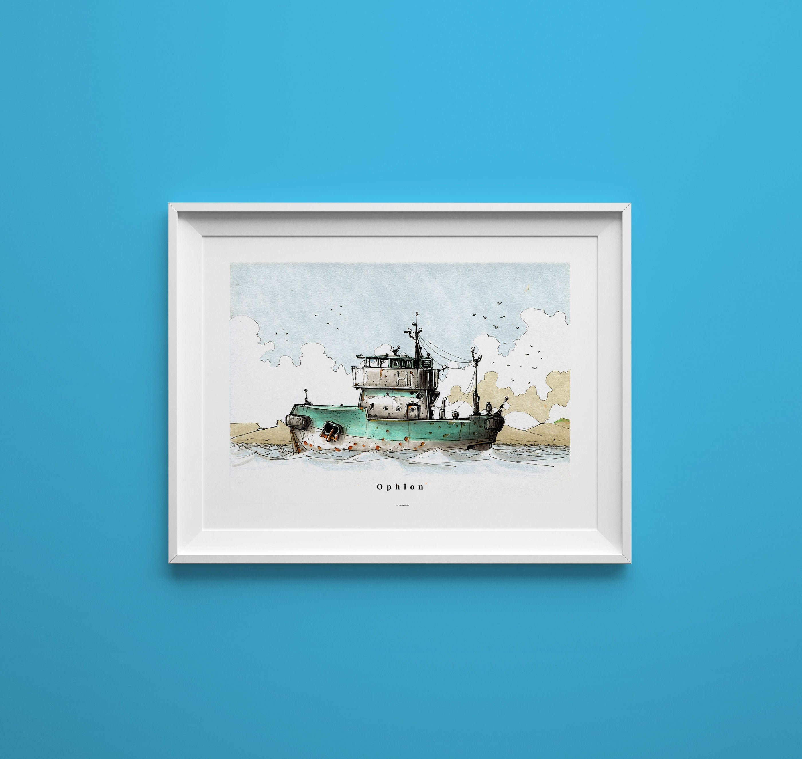 Tug Boat Tug Decor Ships Poster Tugboat Boat Decor Wall - Etsy