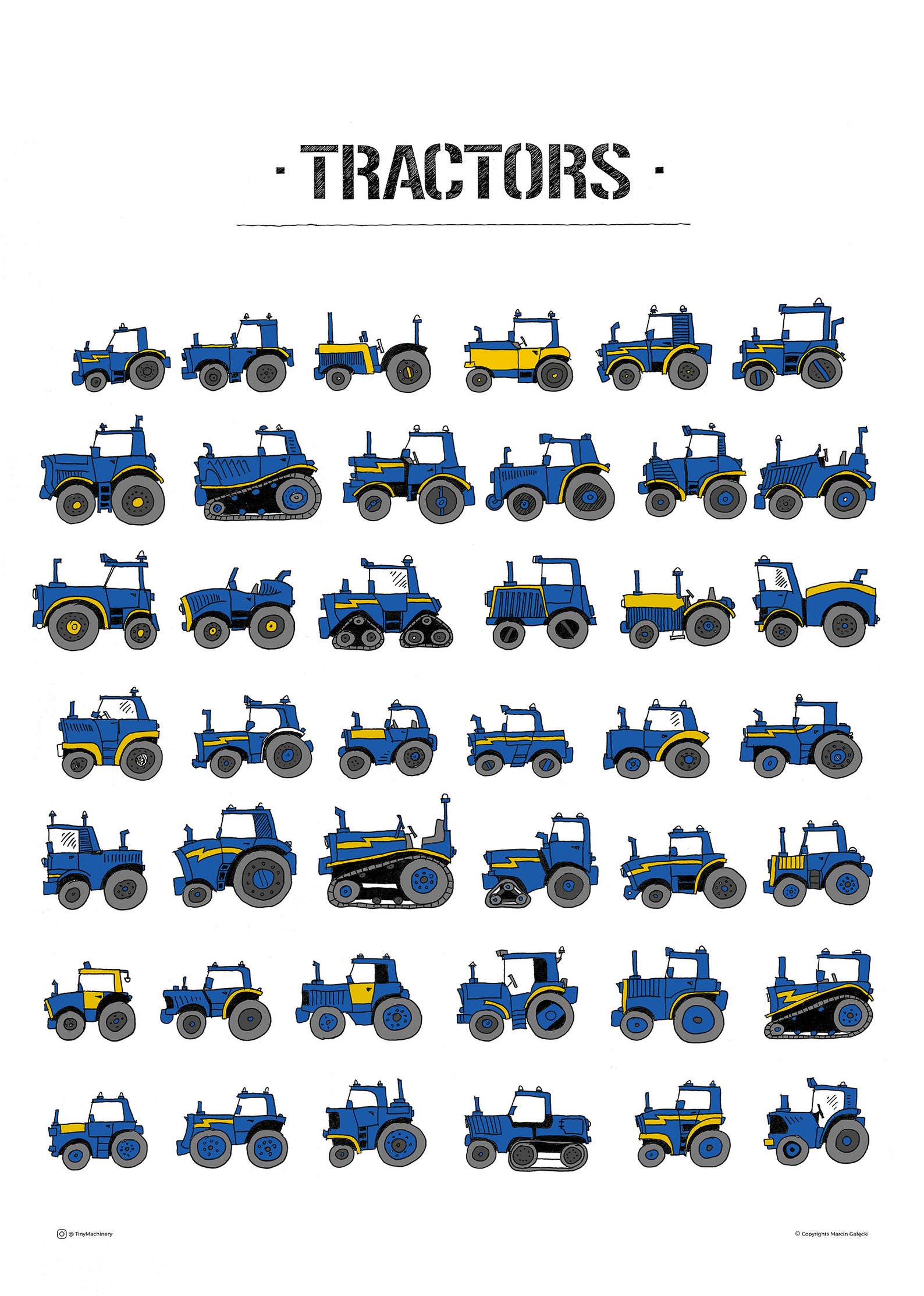 New Holland Set Tractor Farming Farm Decor Decor for kids | Etsy