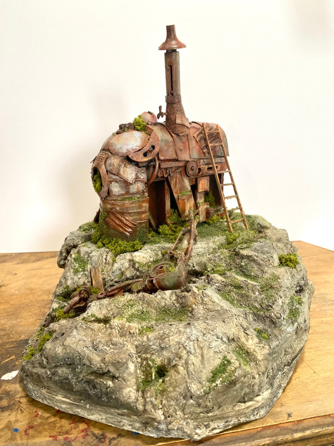 Abandoned Machine Diorama - Etsy