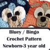 Bluey/ Bingo Character Felt Pieces - Etsy